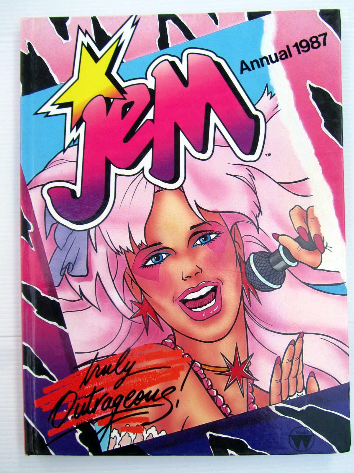 JEM ANNUAL 1987 Hardcover Book – Good Condition - FASHION DOLLS 'N MORE