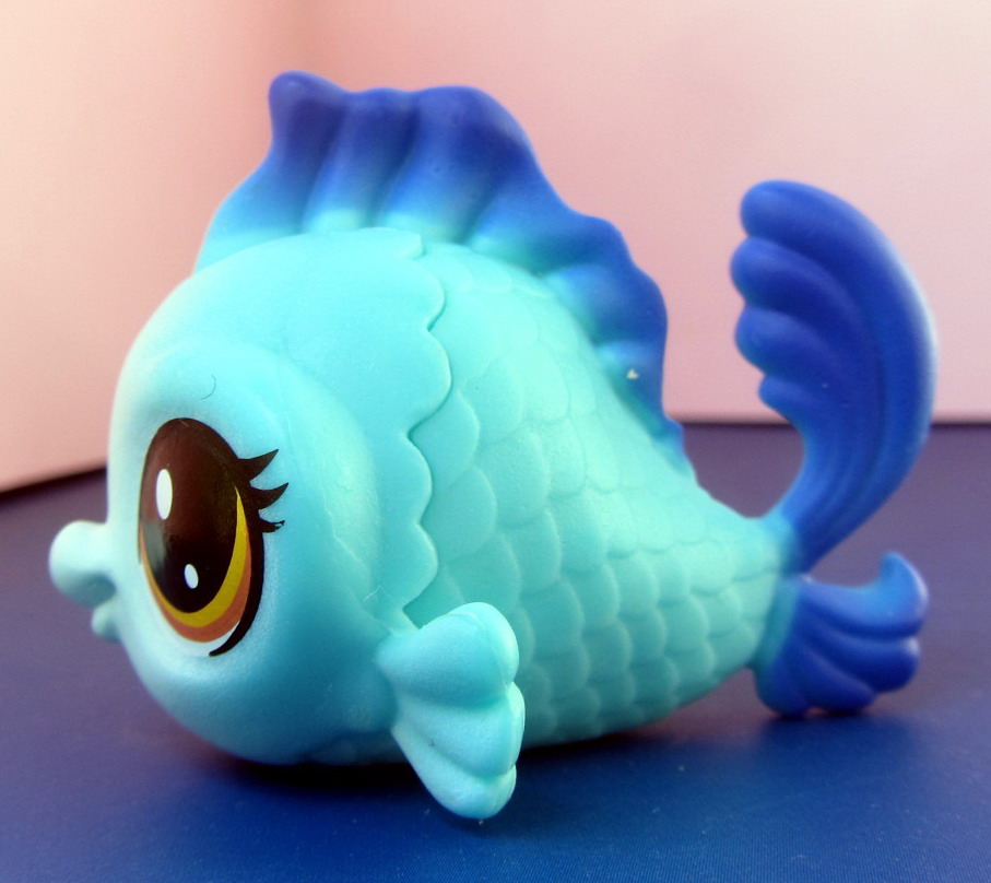 Littlest Pet Shop (LPS) 3-50 FRYE FISHLEY Blue Fish – Hasbro (2018 ...