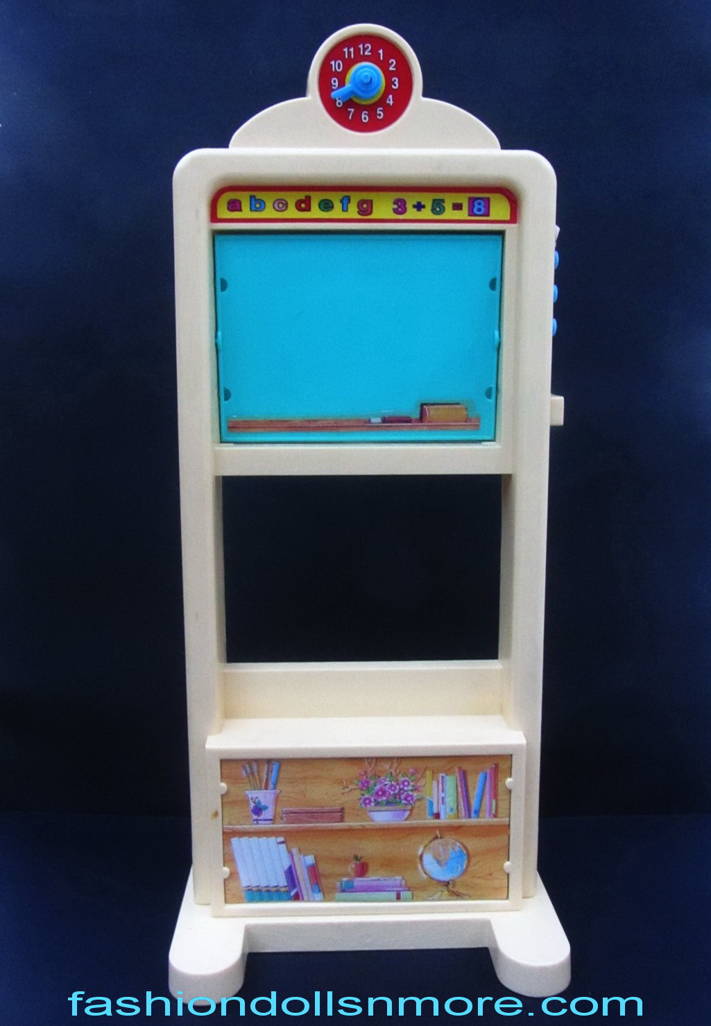 barbie-teacher-lesson-chalk-board-1995 fashiondollsnmore.com