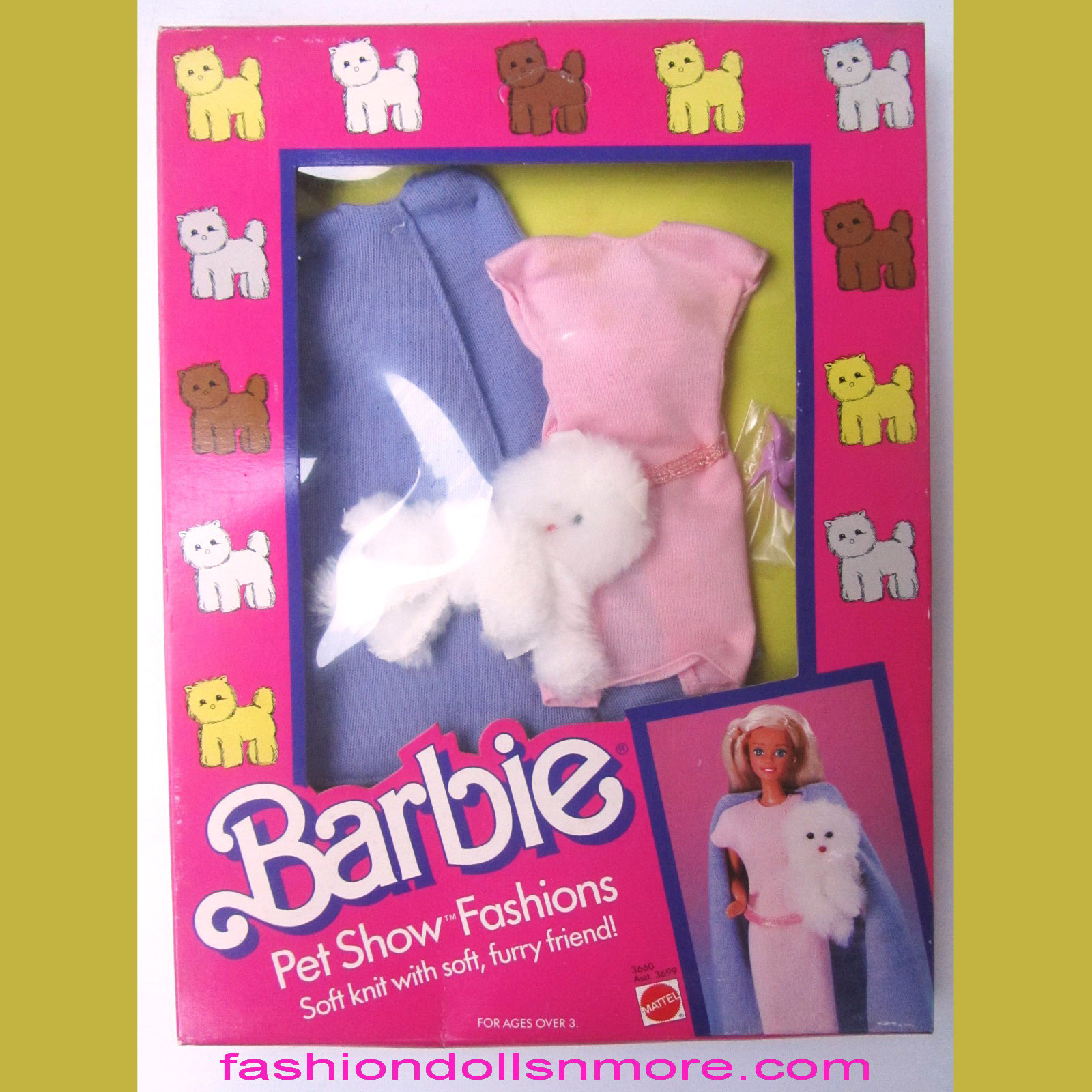 barbie-pet-show-fashions-3600-1986 fashiondollsnmore.com