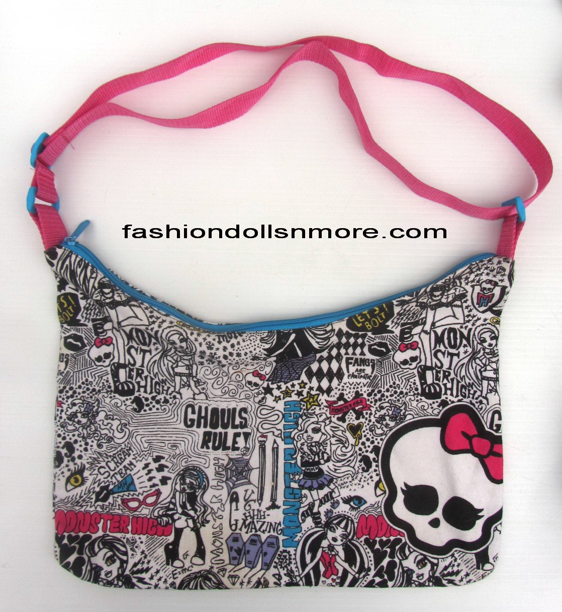 monster-high-white-black-bensons-bag-2011 fashiondollsnmore.com