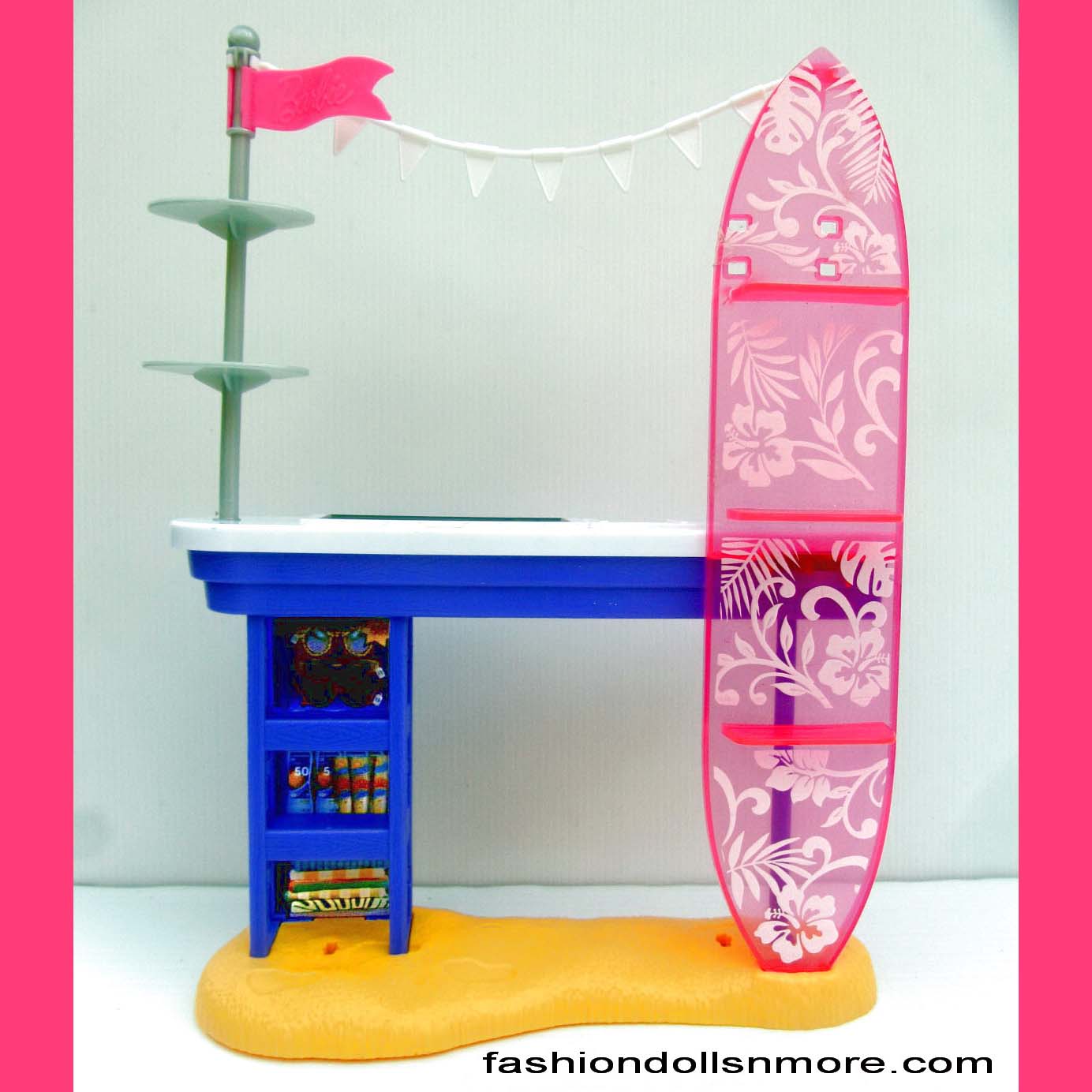 barbie-beach-boardwalk-playset-shelves-hnk99 fashiondollsnmore.com