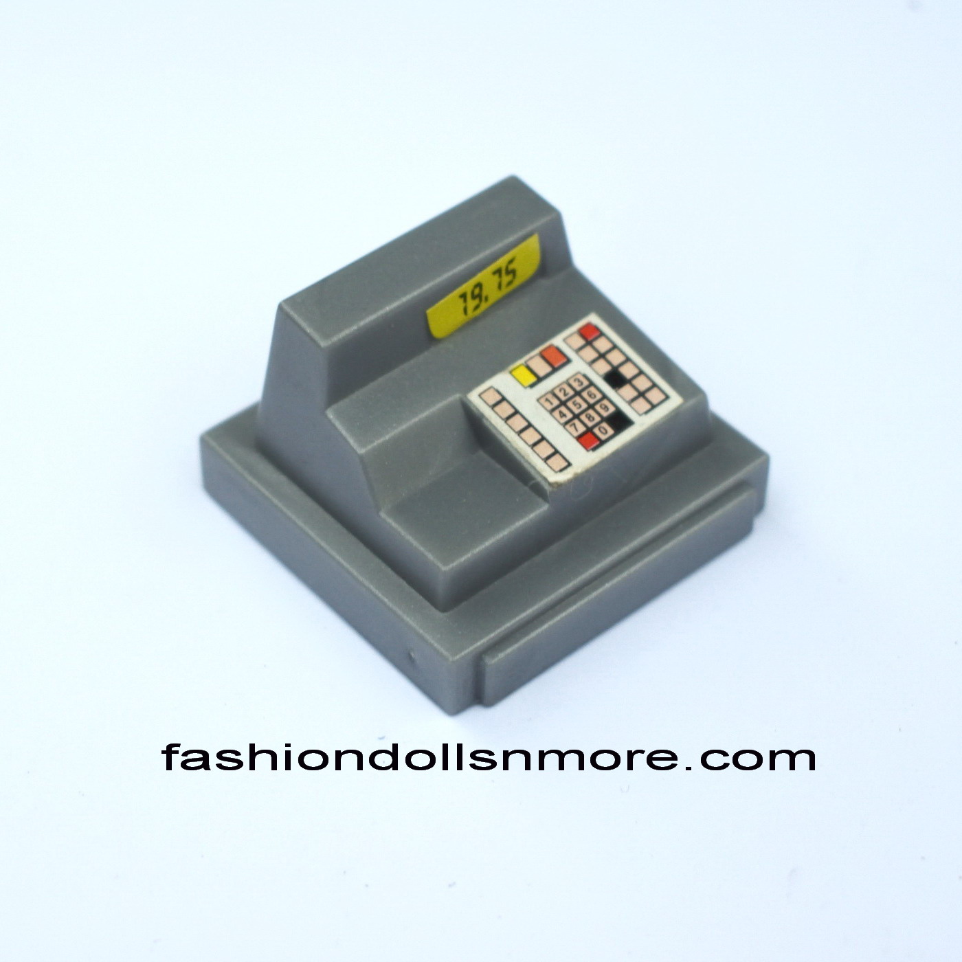 grey-cash-register-mattel-barbie-1990s fashiondollsnmore.com