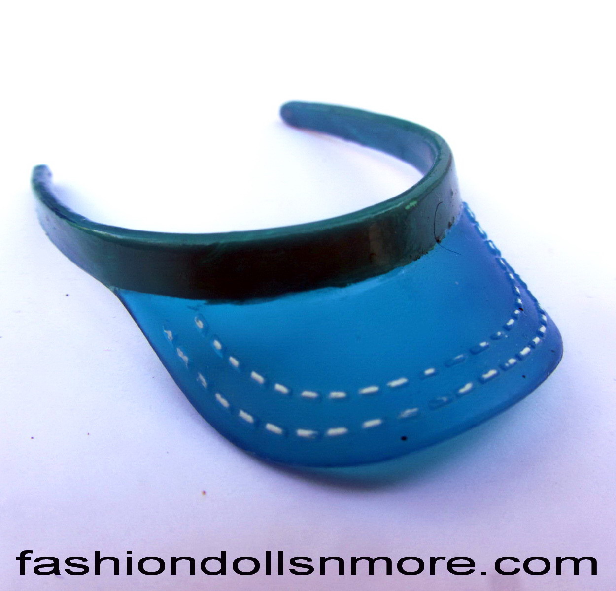 barbie-blue-head-sun-visor-hat-accessory fashiondollsnmore.com