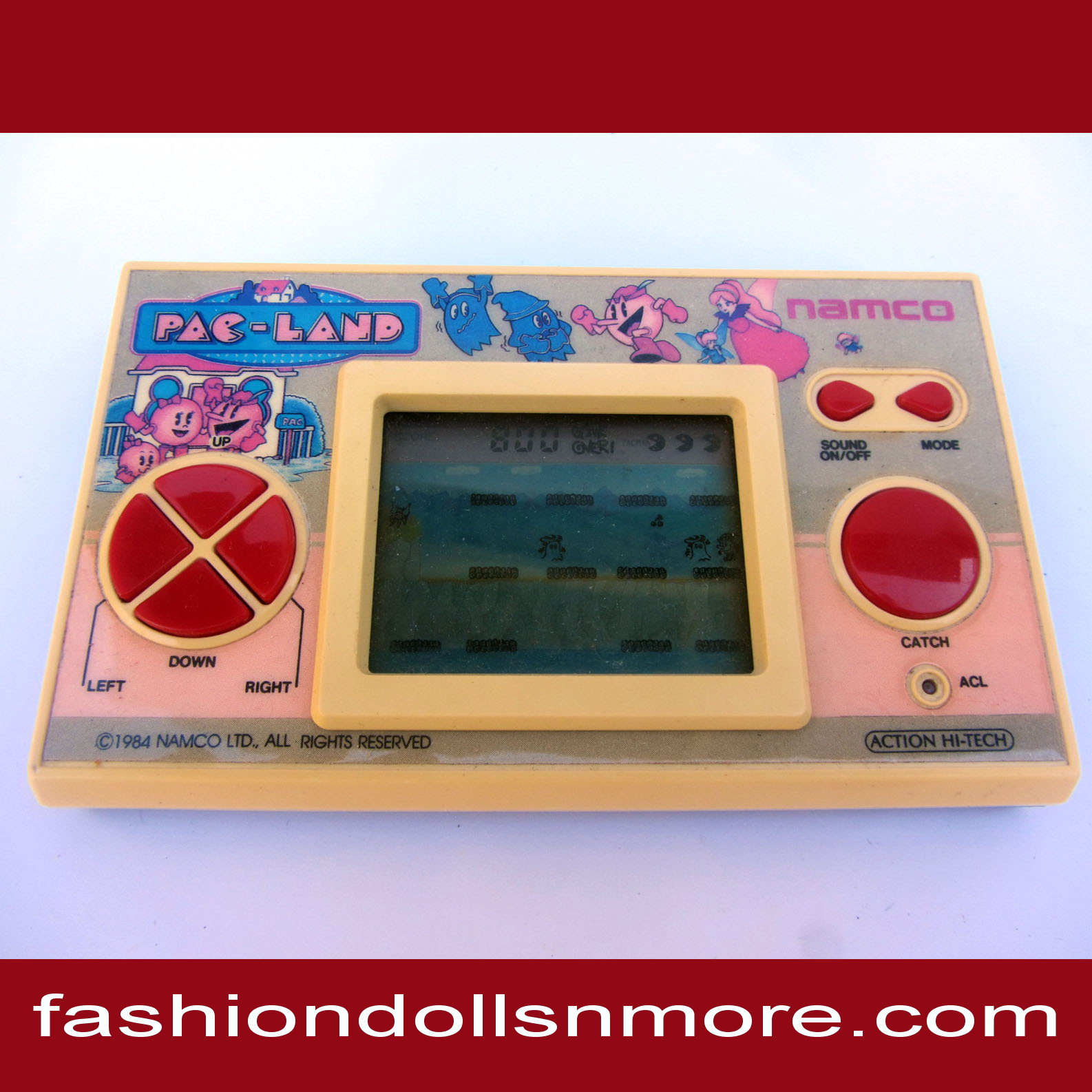 pac-land-game-hand-held-namco-1984 fashiondollsnmore.com
